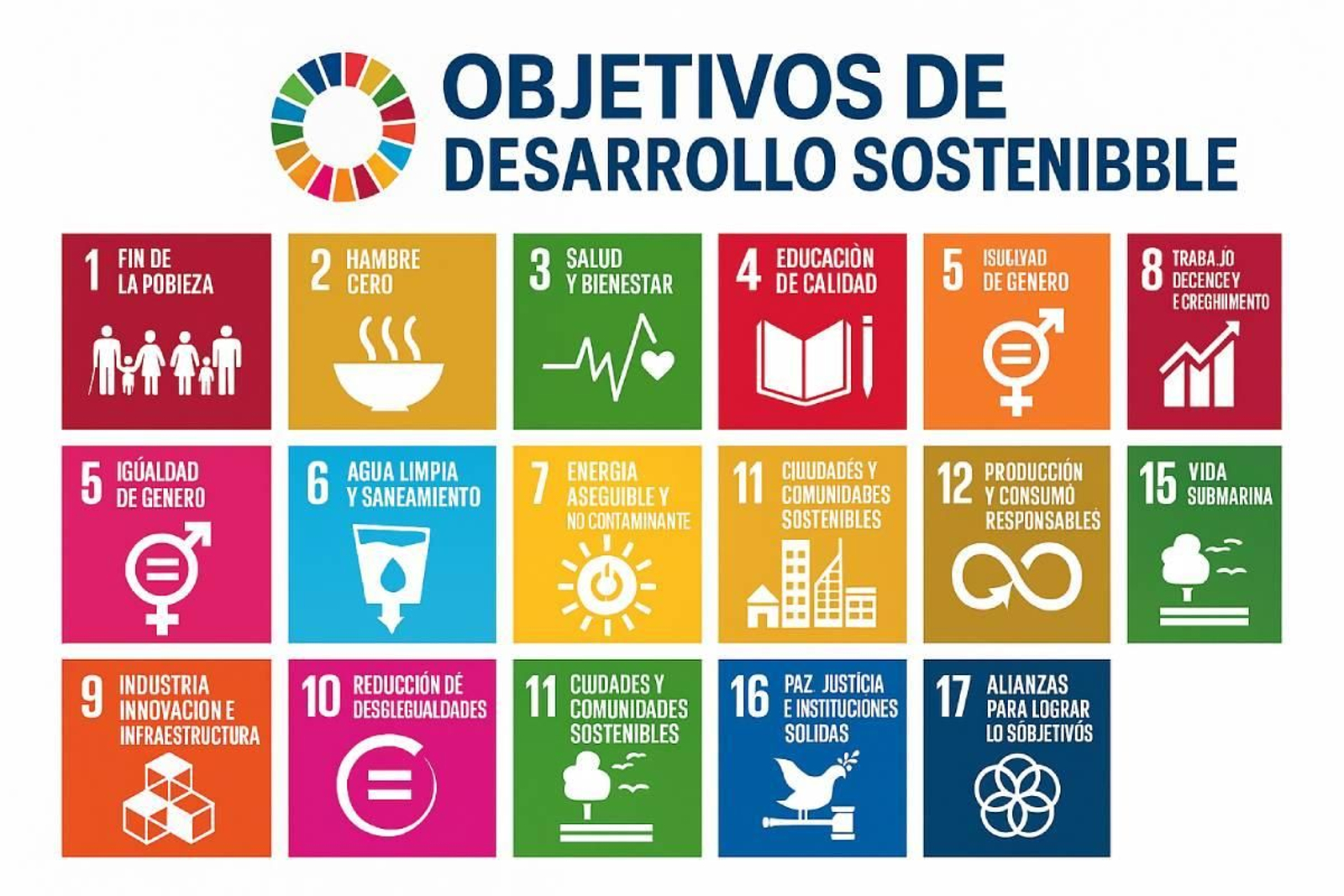 ODS 2030: los 17 objetivos que guían la acción global hacia un desarrollo justo y sostenible