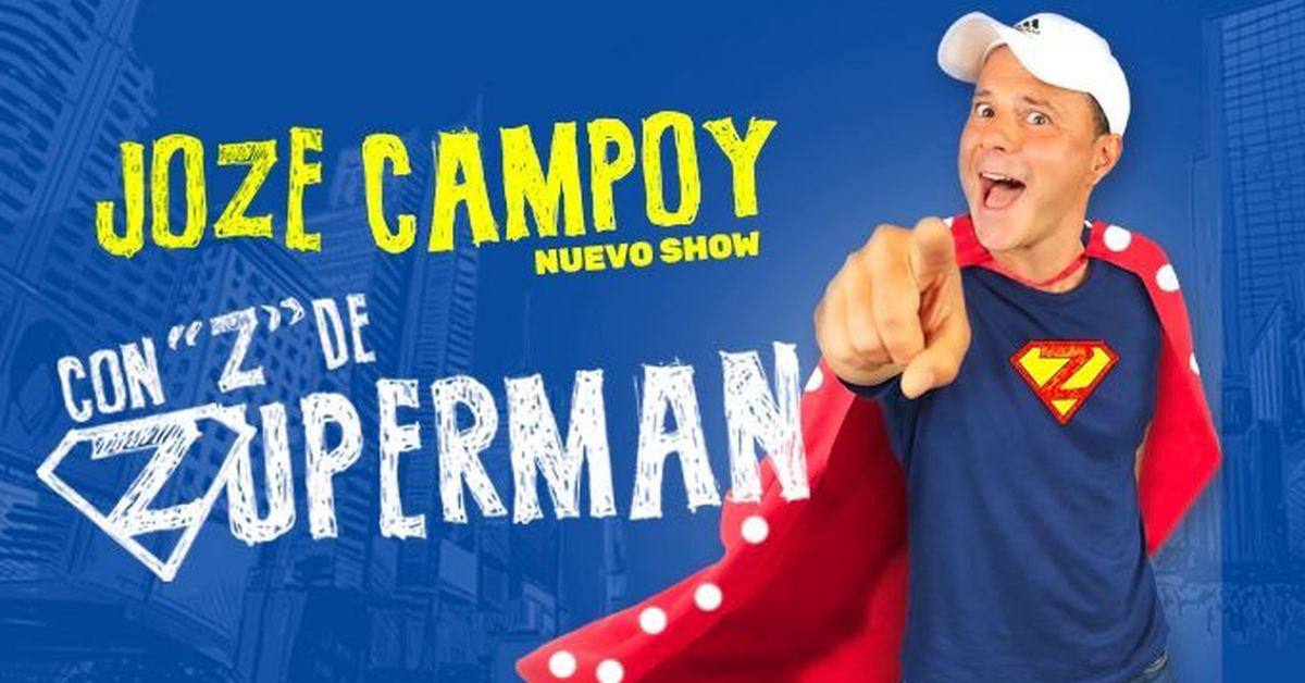 Monólogos con mucho humor de Joze Campoy, con Z de Zuperman en Sevilla