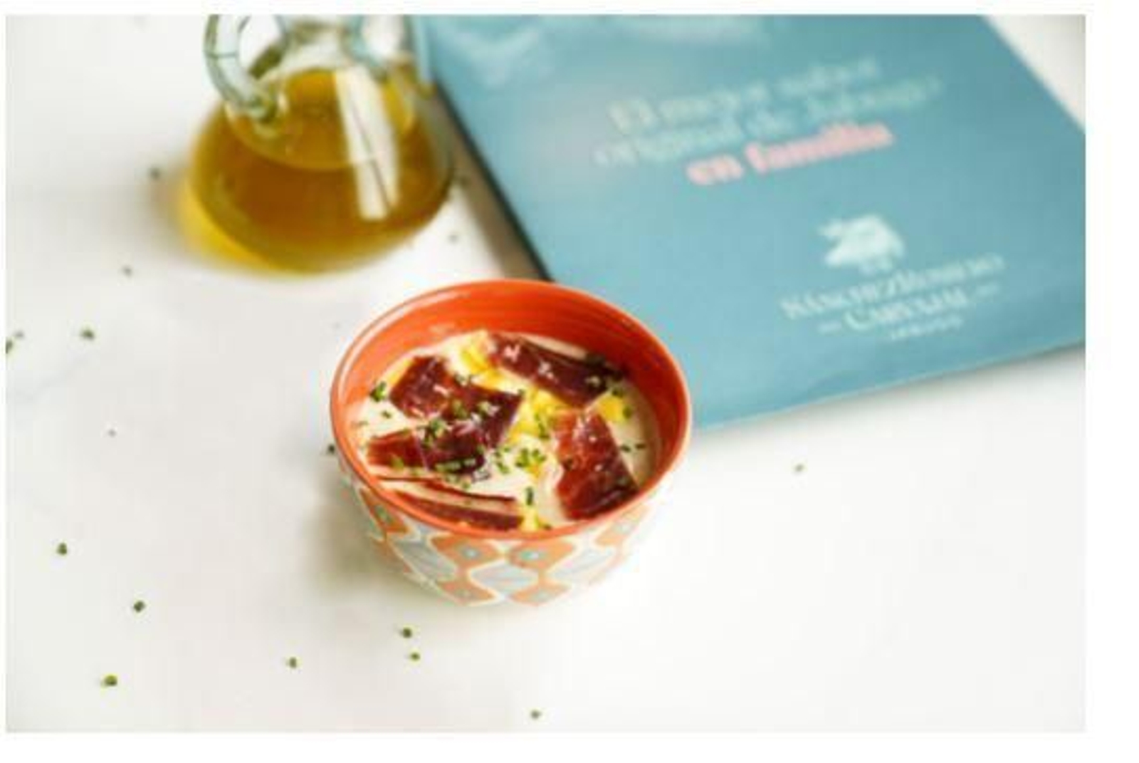 La receta de ajoblanco y jamón de Xanty Elías