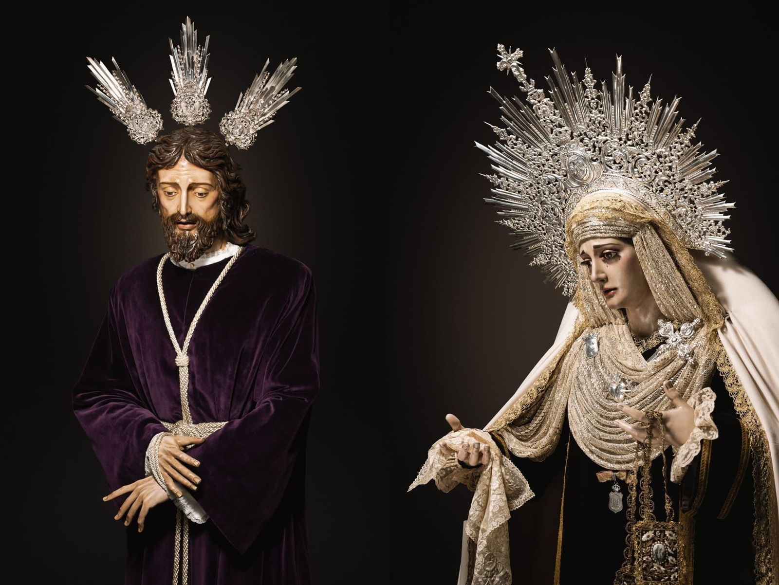 El Señor de la Paz y la Virgen del Carmen serán restaurados por Laura Pérez