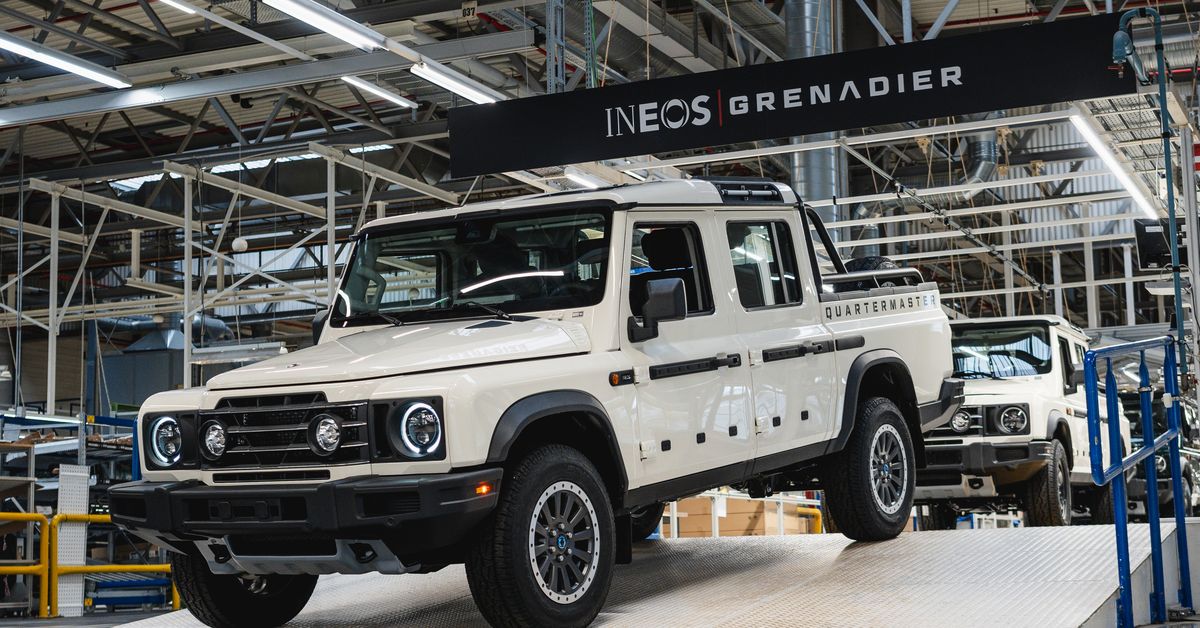 Ineos inicia la fabricación del Grenadier Quartermaster, su pick-up ...