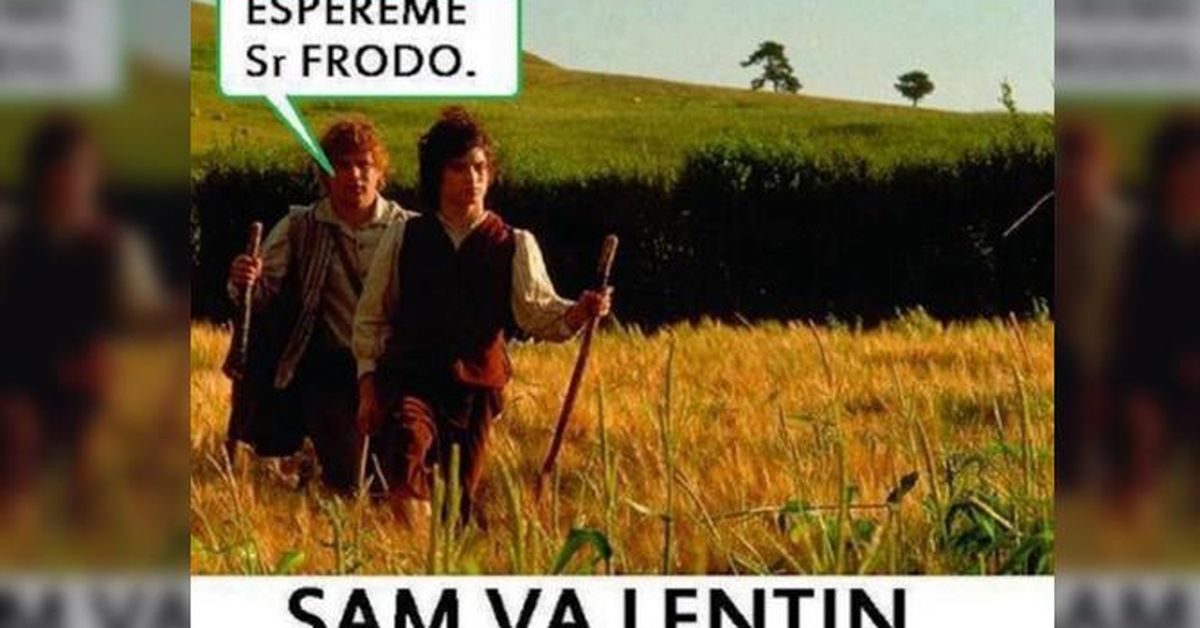 Sam va lentín, las redes celebran el meme que mezcla El Señor de los ...