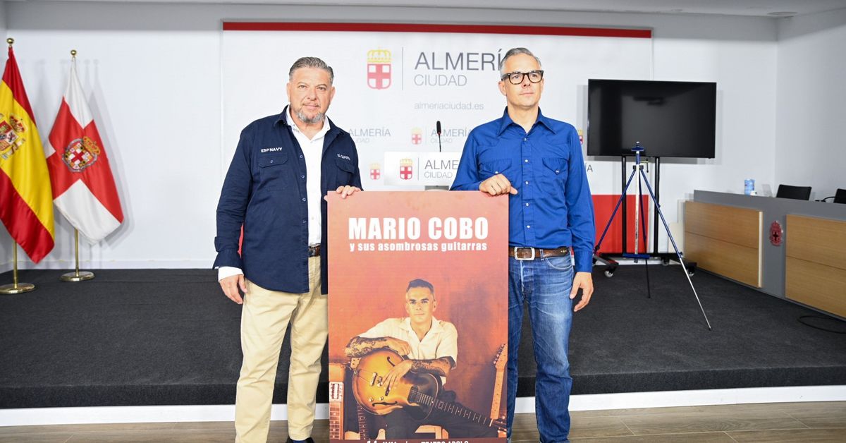 ‘Mario Cobo y sus asombrosas guitarras’ llega el día 14 al Apolo