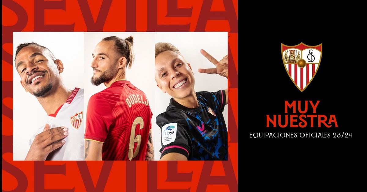Las nuevas equipaciones del Sevilla: detalles en color albero y el ...