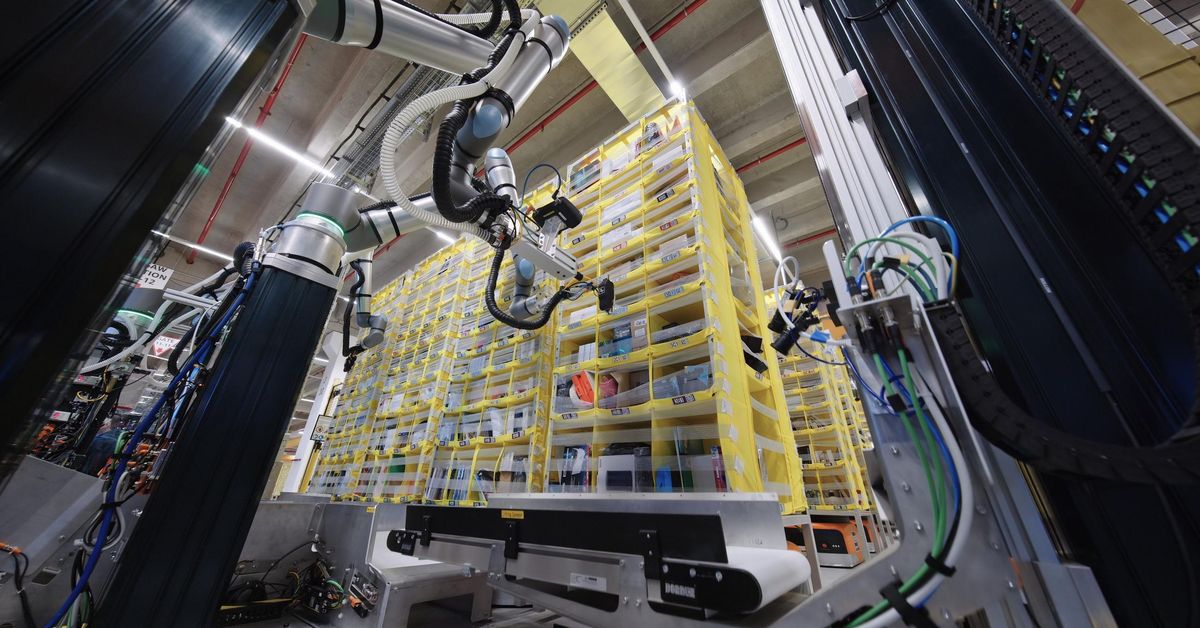 Vídeo | Amazon Vulcan: colaboración entre humano y robot