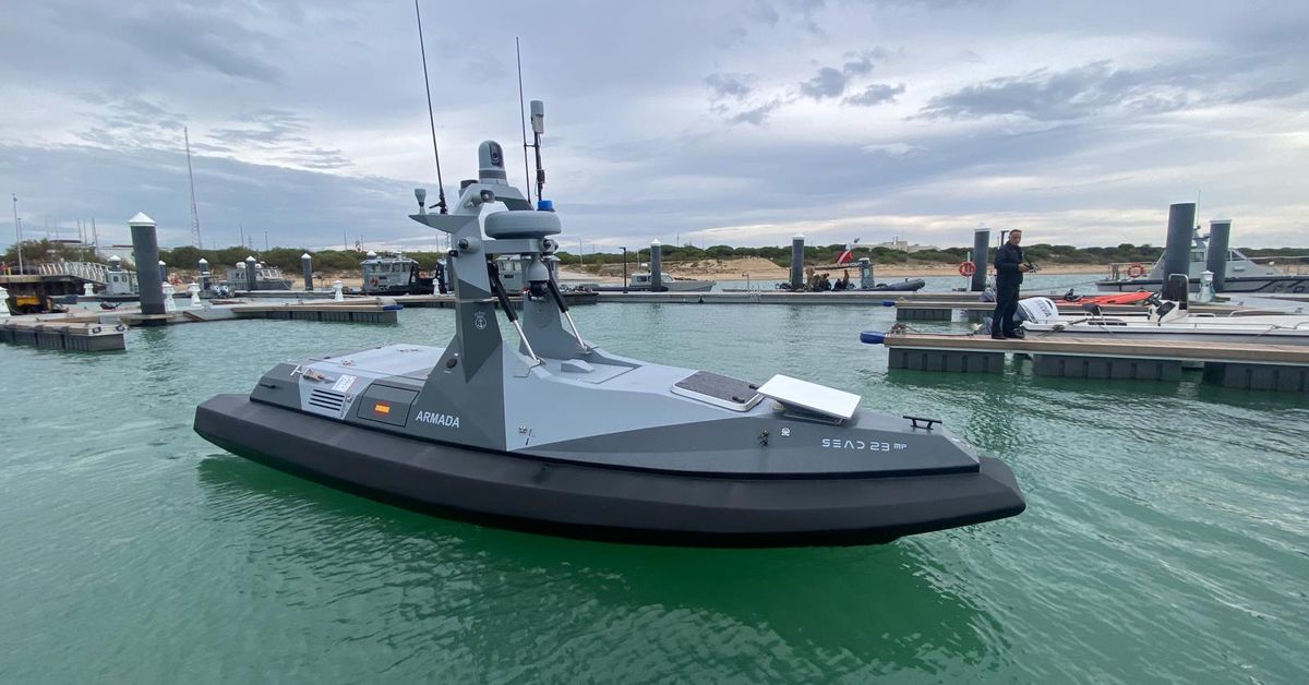 Vídeo | El dron de superficie SEAD 23 de la Armada en la Base de Rota