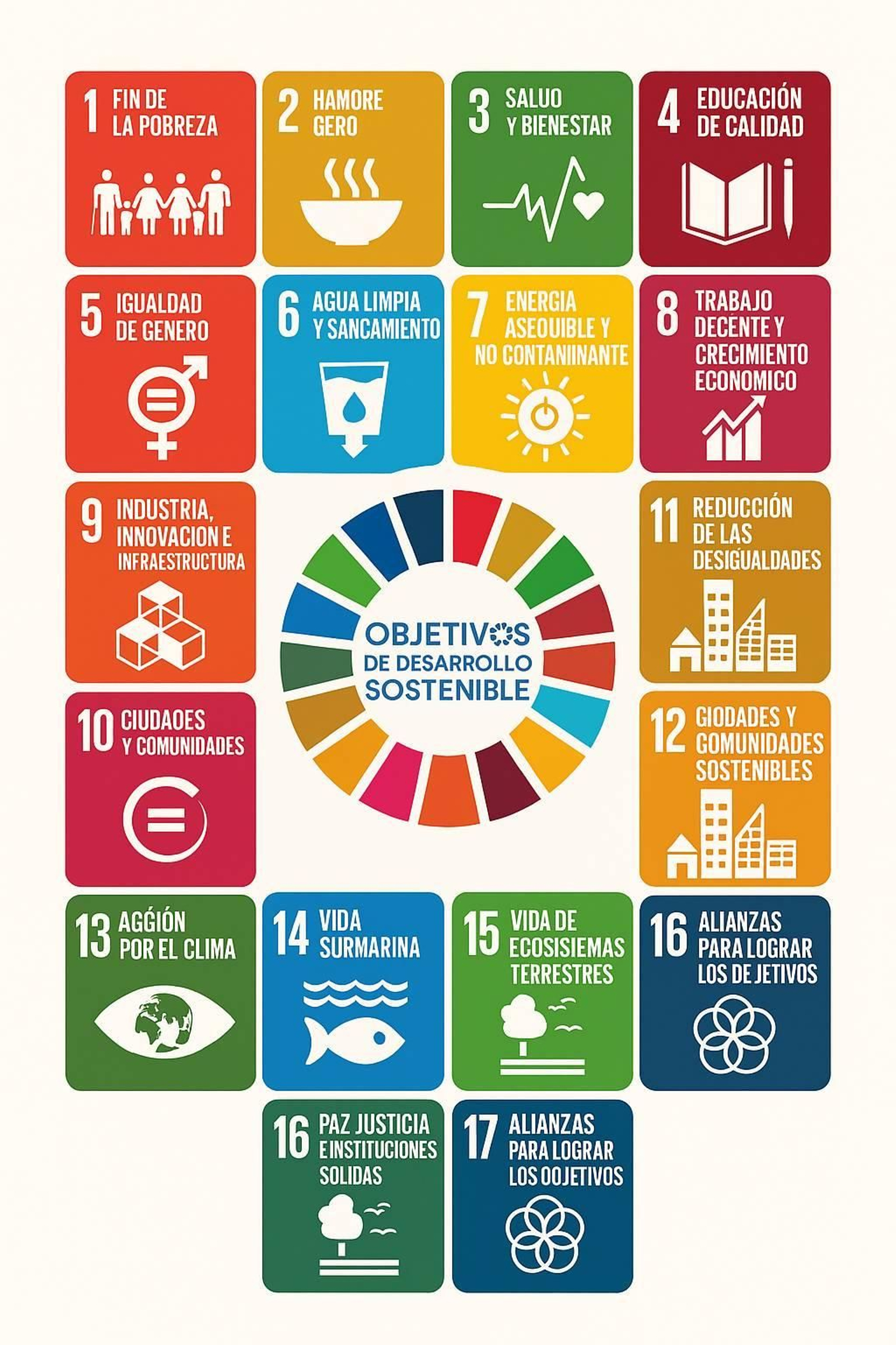 ODS 2030: los 17 objetivos que guían la acción global hacia un desarrollo justo y sostenible