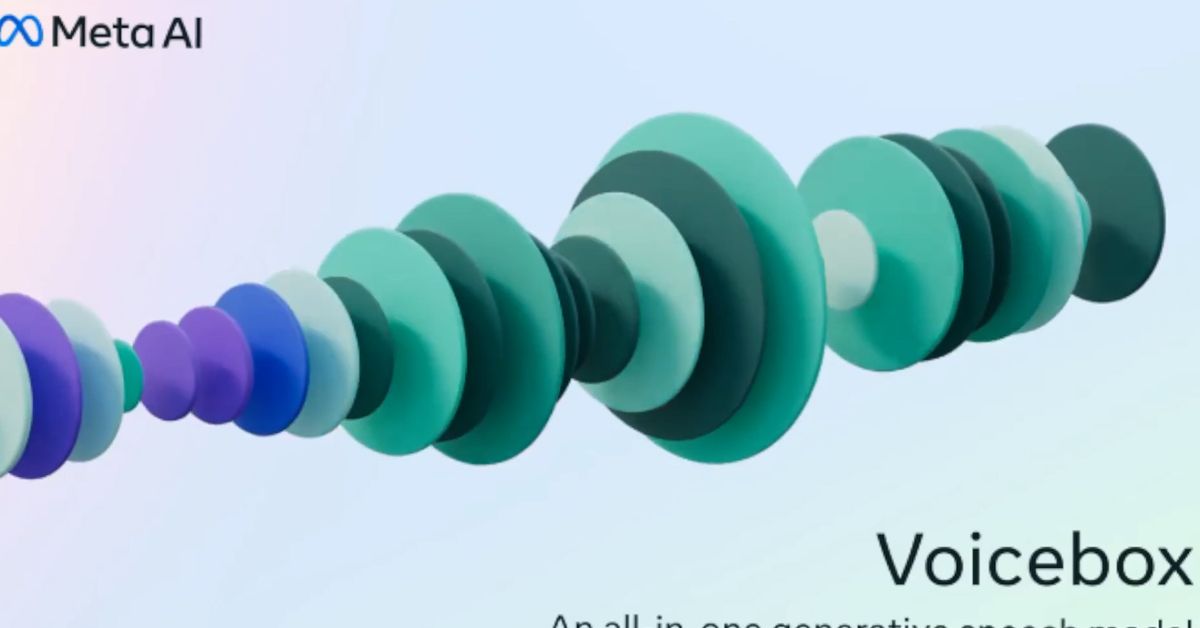 Meta presenta Voicebox, una inteligencia artificial generativa con voz