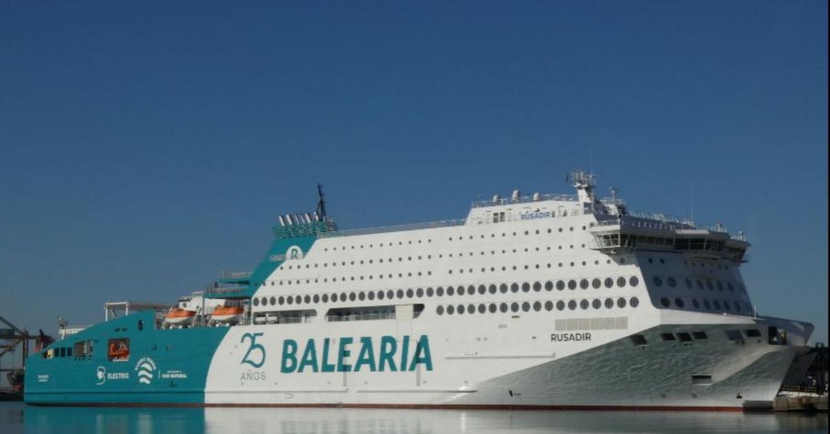 La ruta Málaga-Melilla en ferry se optimiza con el nuevo barco de Balearia