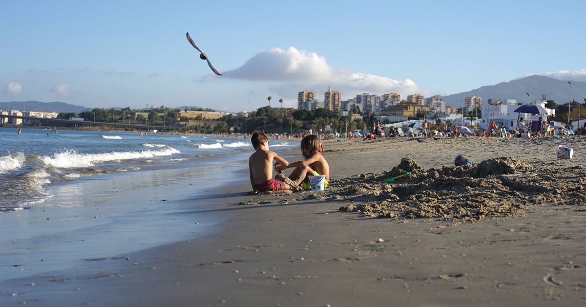 Fotos del sábado en la playa del Rinconcillo, en Algeciras