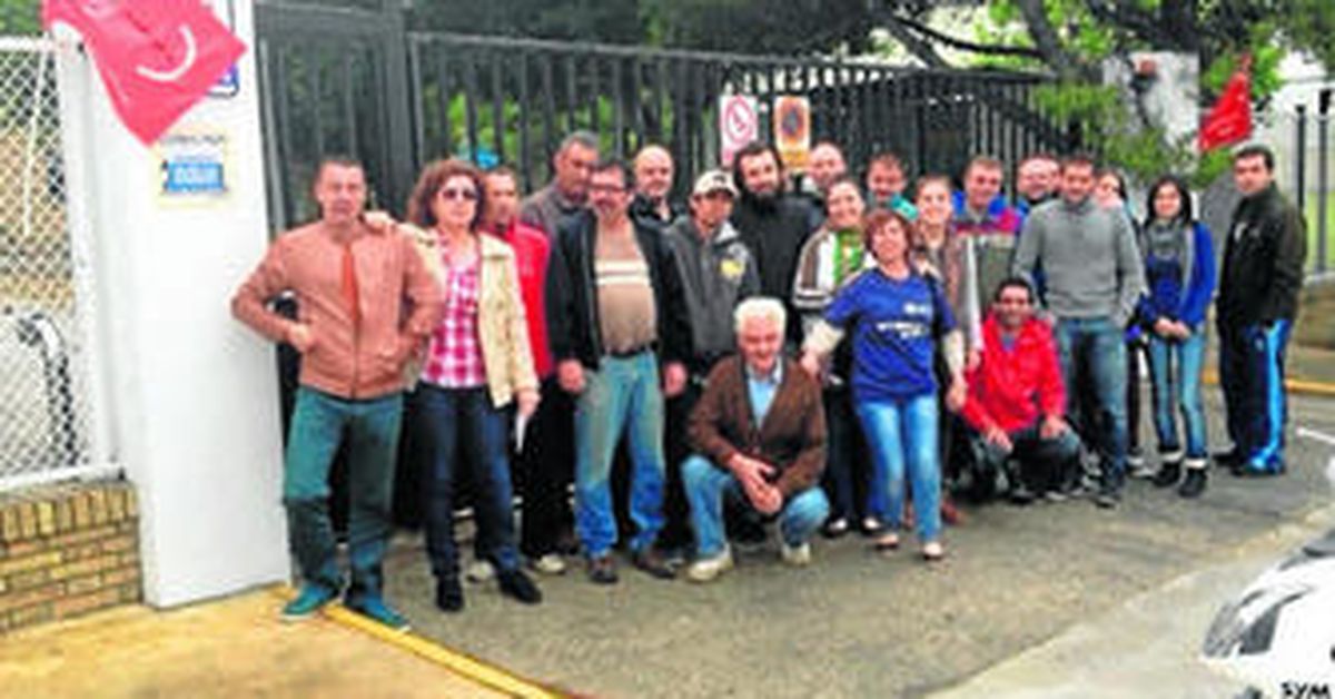 La plantilla de Evesa al completo, en huelga por el convenio colectivo