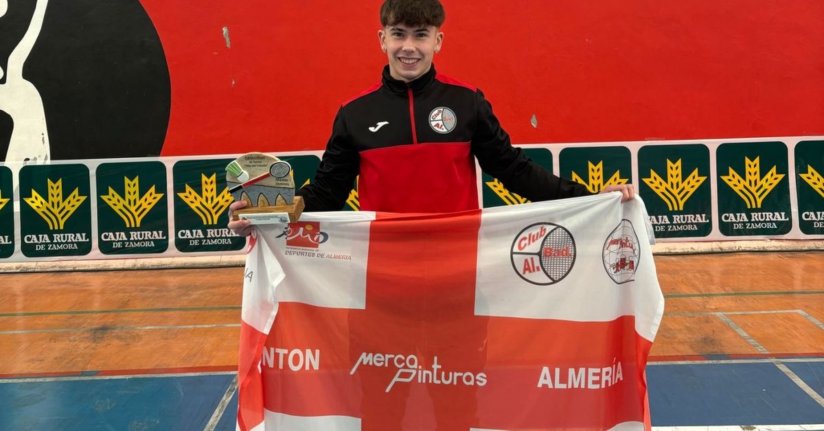 Javier Basilio, bronce en dobles en el Máster Nacional sub-19 de bádminton