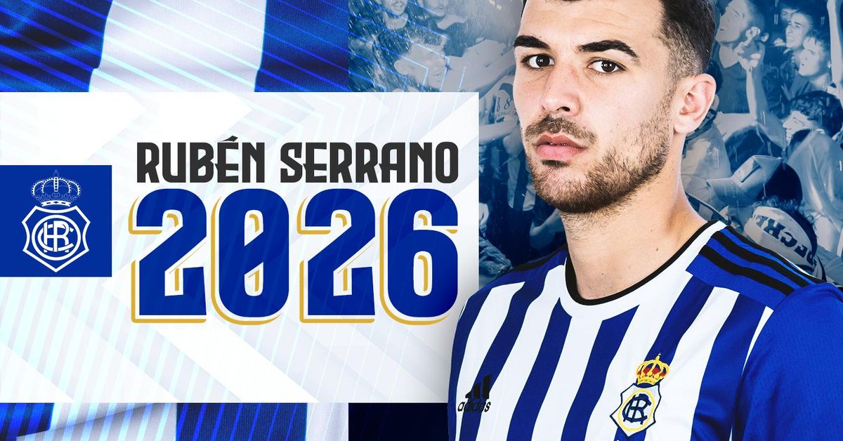 Rubén Serrano amplía su contrato con el Recre hasta 2026