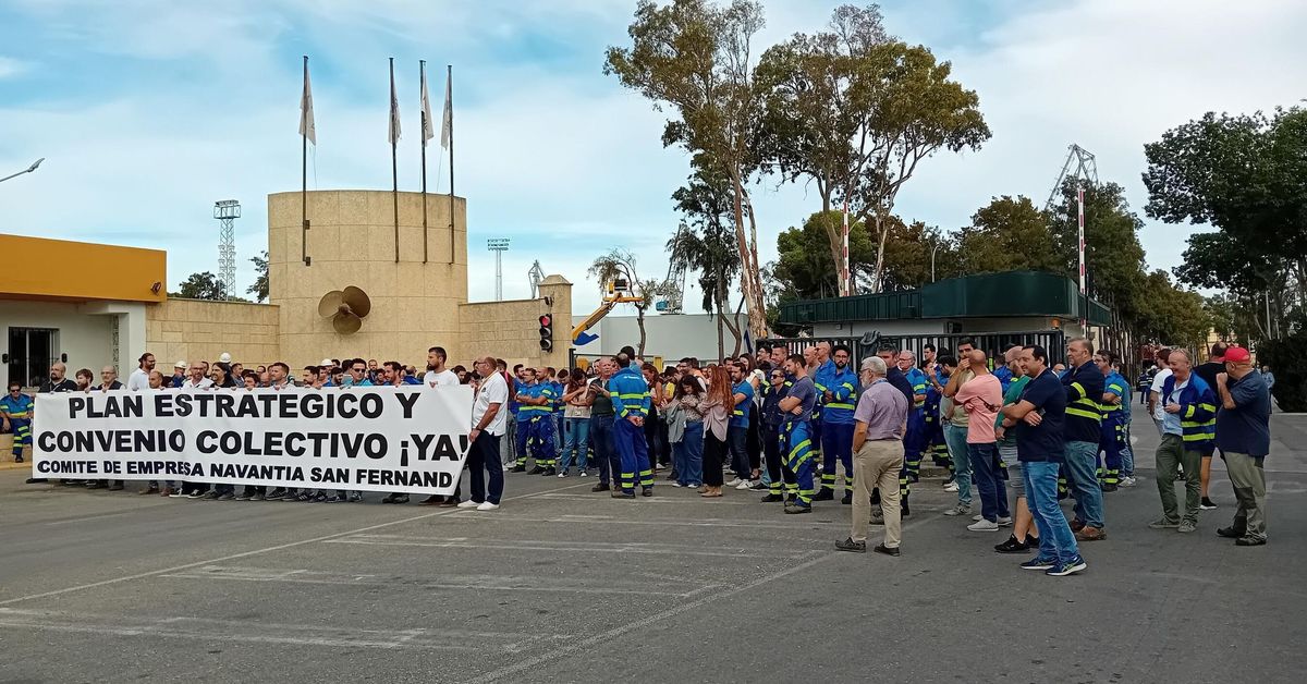 El comité de Navantia exige a políticos e instituciones de Cádiz y ...