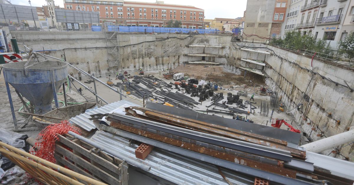 Así avanzan las obras del hotel de Moneo en Málaga