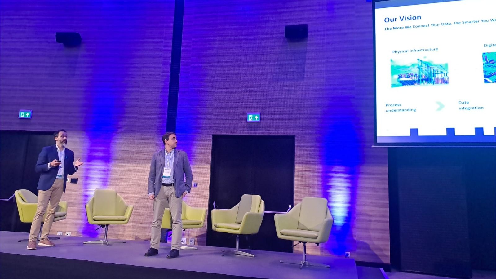 Óscar Pernía presenta en Ámsterdam los gemelos digitales de NextPort ...