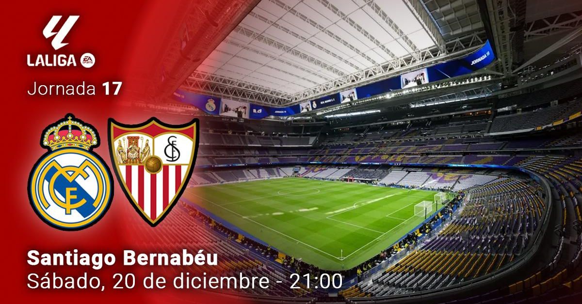 El Real Madrid-Sevilla de Liga, en directo