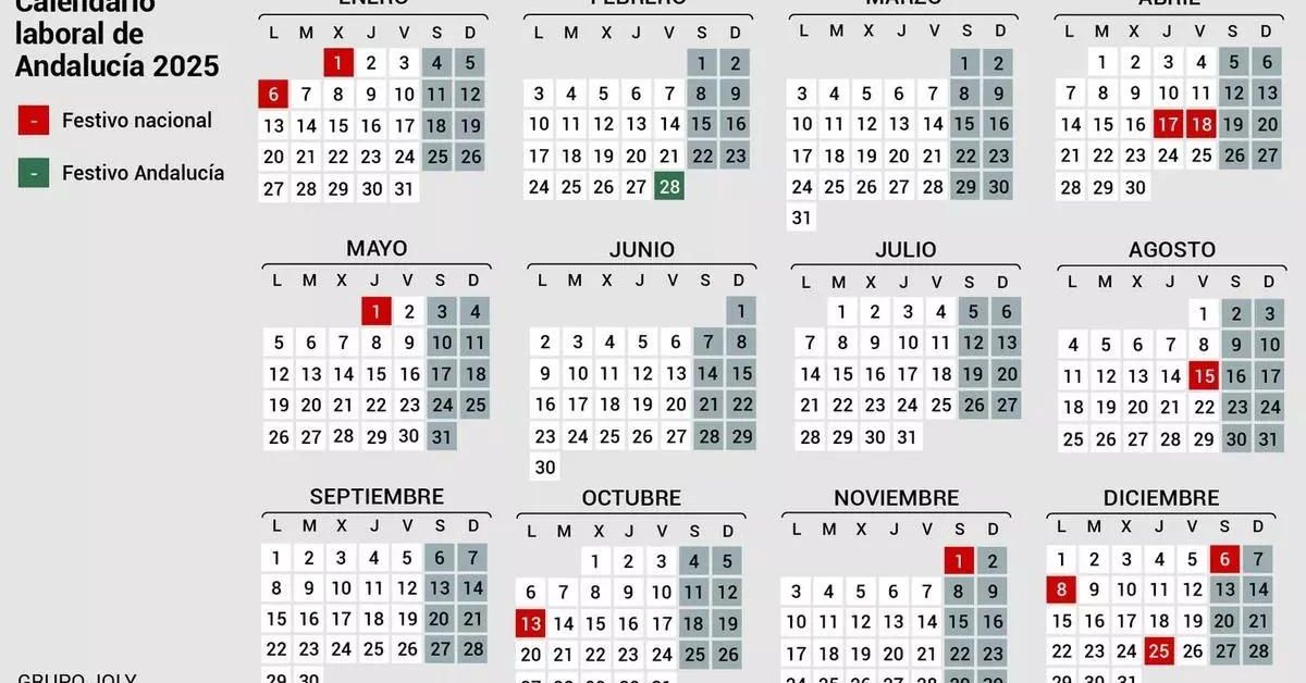 Puentes y días festivos que quedan este 2025 en los meses de octubre ...
