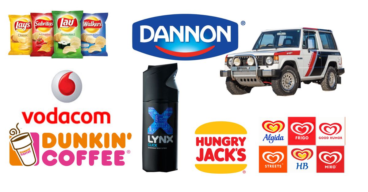 Marcas con distintos nombres en distintos países