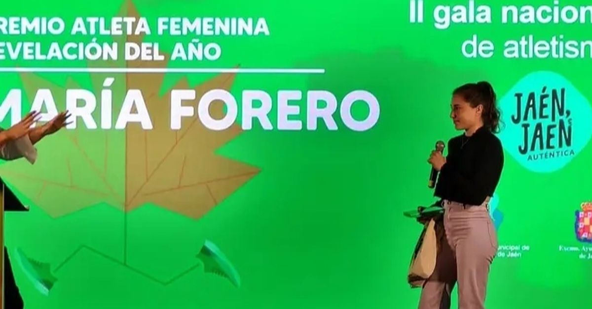 María Forero, atleta revelación del año en la Gala Nacional