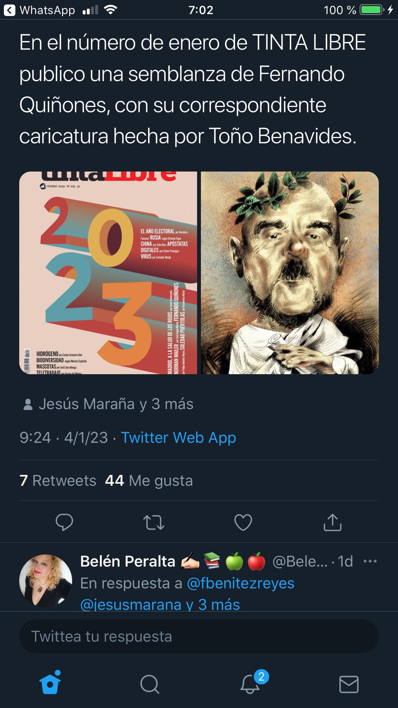 Quiñones por Felipe Benítez Reyes