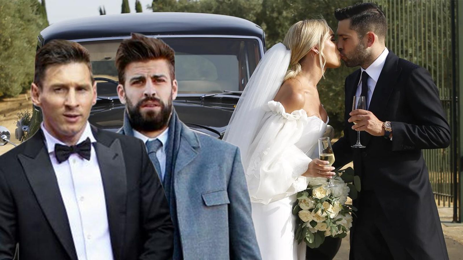 Jordi Alba y Romarey Ventura se casan en Utrera con unos sorprendentes ...