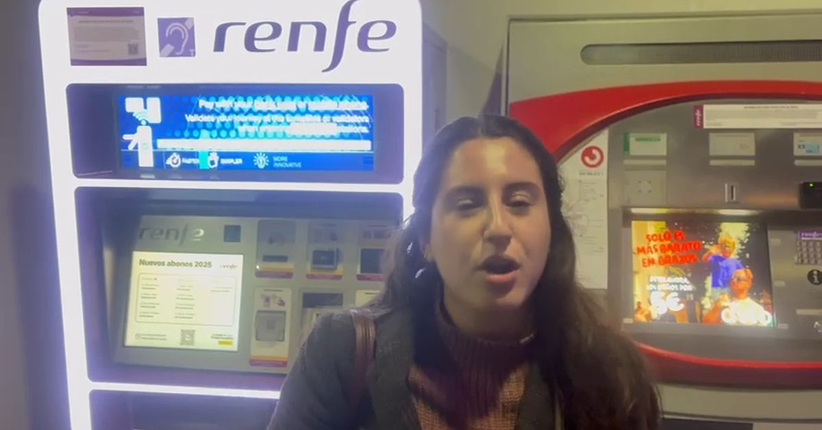 Vídeo | Marina Bernal, pasajera afectada del tren Huelva-Sevilla.