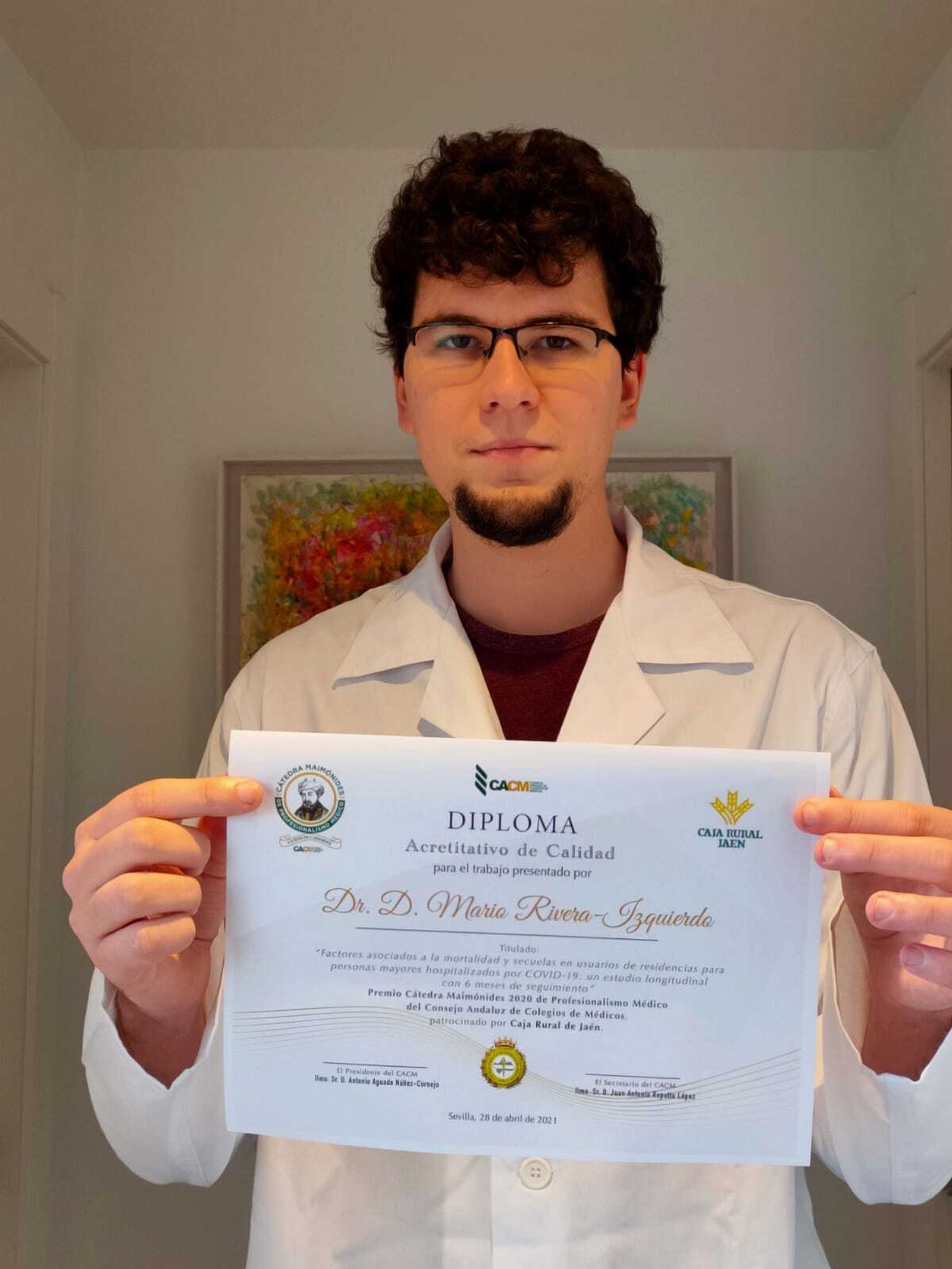 Mario Rivera Izquierdo | Médico, Premio al Mejor Expediente MIR de ...