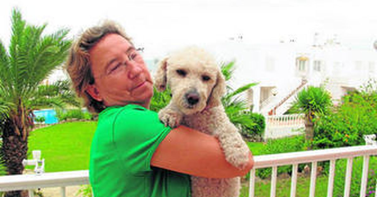 Atada en un arcén, amarrada al cariño