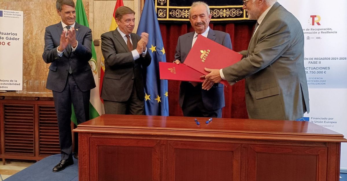 Treinta millones para modernizar el regadío en 9.000 hectáreas de Almería