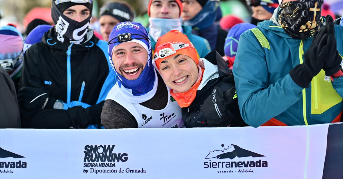 Silvia Lara y Diego Díaz ganan el Snow Running de Sierra Nevada