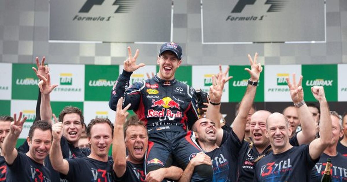 F1 - GP de Brasil - Sebastian Vettel, tricampeón más joven de la historia