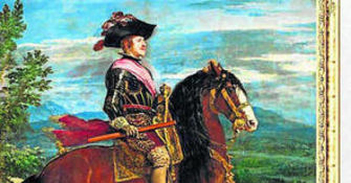 El monarca que se salió del cuadro