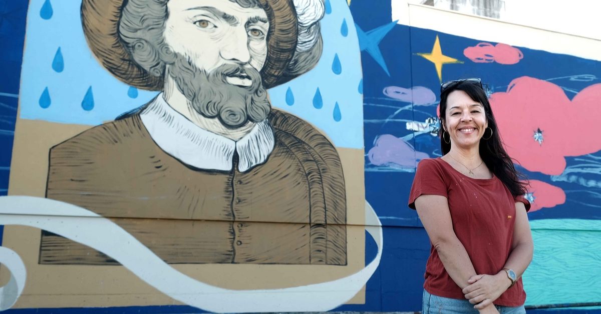 La artista Ana Langeheldt concluye su homenaje pictórico en Sevilla a ...